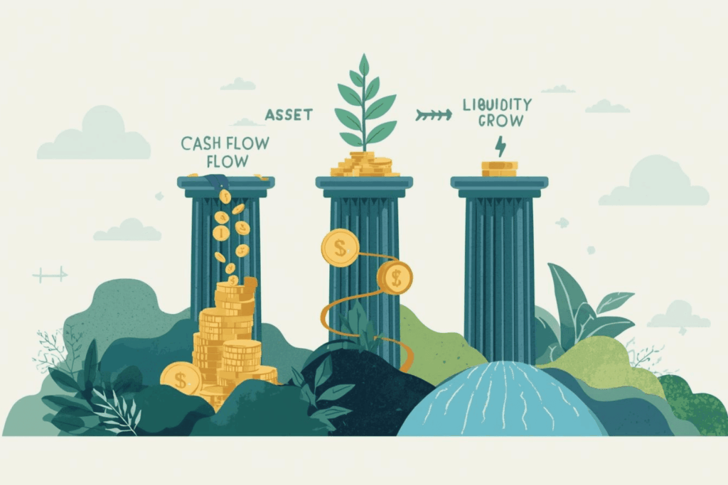 The Wealth Triangle: Cash Flow, Asset Growth & Liquidity – EINEdge